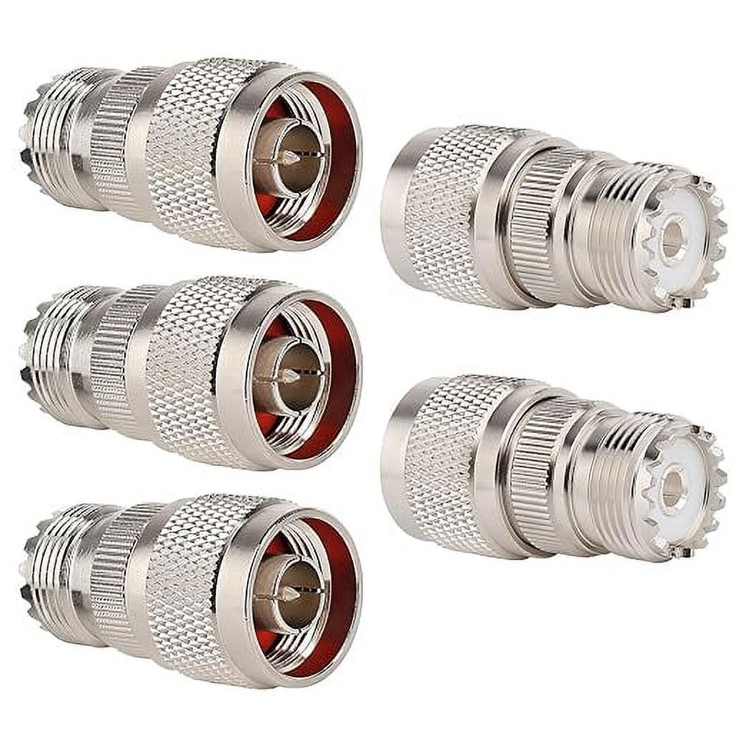 XRDS -RF N Male to UHF Female Adapter N Connector to PL-259 SO-239 Coax ...