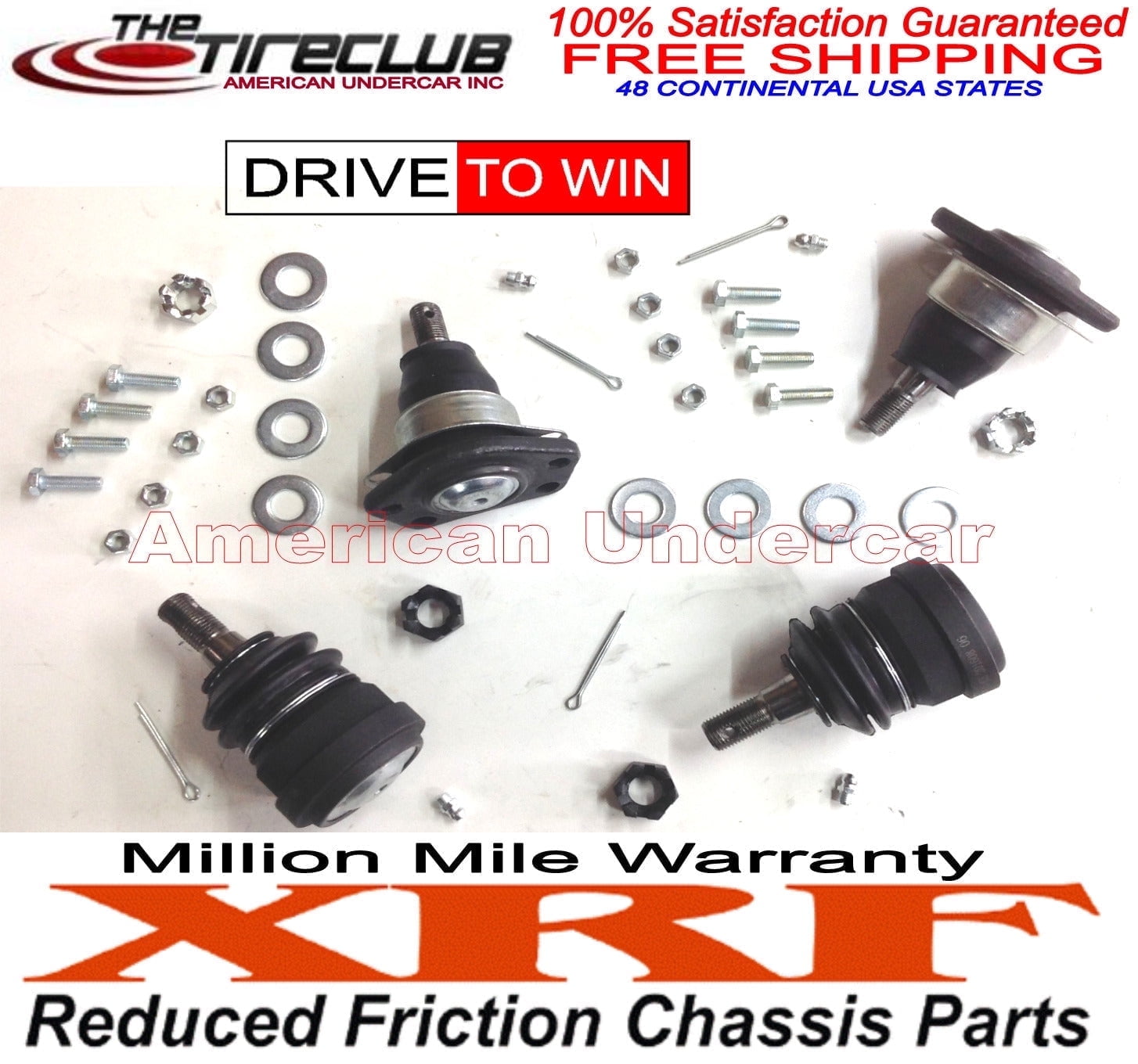 XRF Ball Joint Upper & Lower Kit | 1973-2004 GMC Cars 2WD - Walmart.com