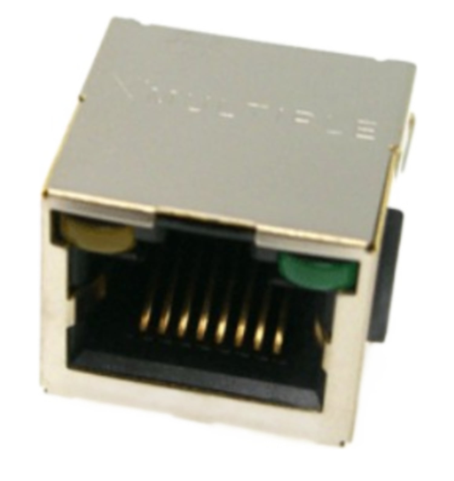 XRJV-S-01-8-8-1 Jack Shielded Green-Yellow LED, Vertical,Vertical Mount ...