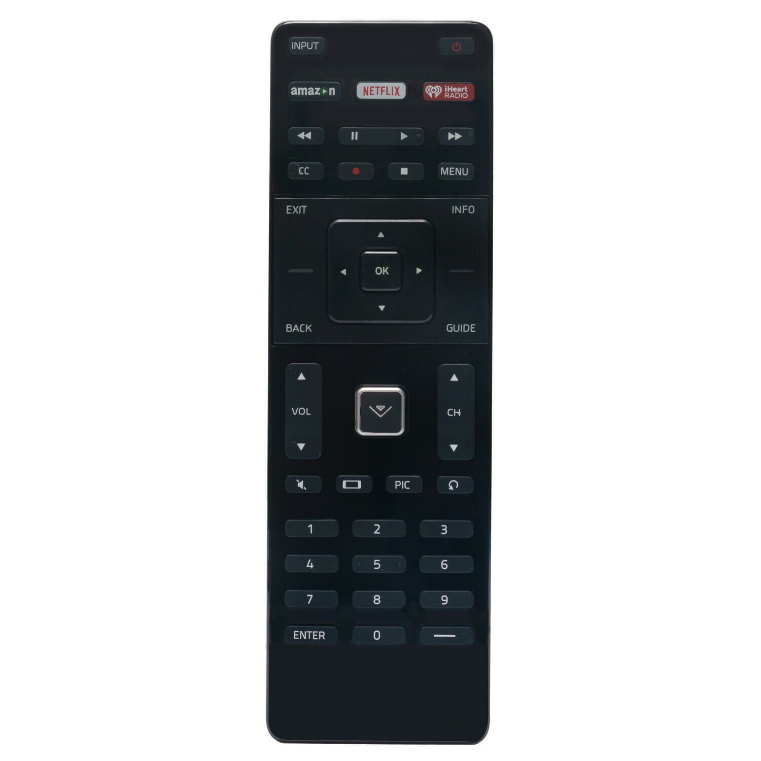 XRT122 TV Remote Control Fit for Vizio TV E231-B1 E550i-B2 E55-C1 D28H ...