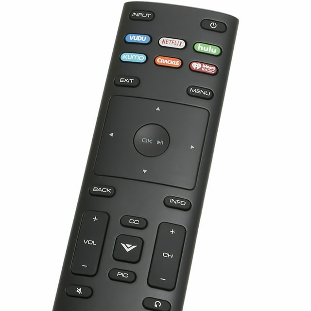 XRT136 Remote Control for Vizio TV D24f-F1 D32f-F1 D43f-F1 D50f-F1 P75-E1 E43-E2 E50-E1 E50x-E1 ...