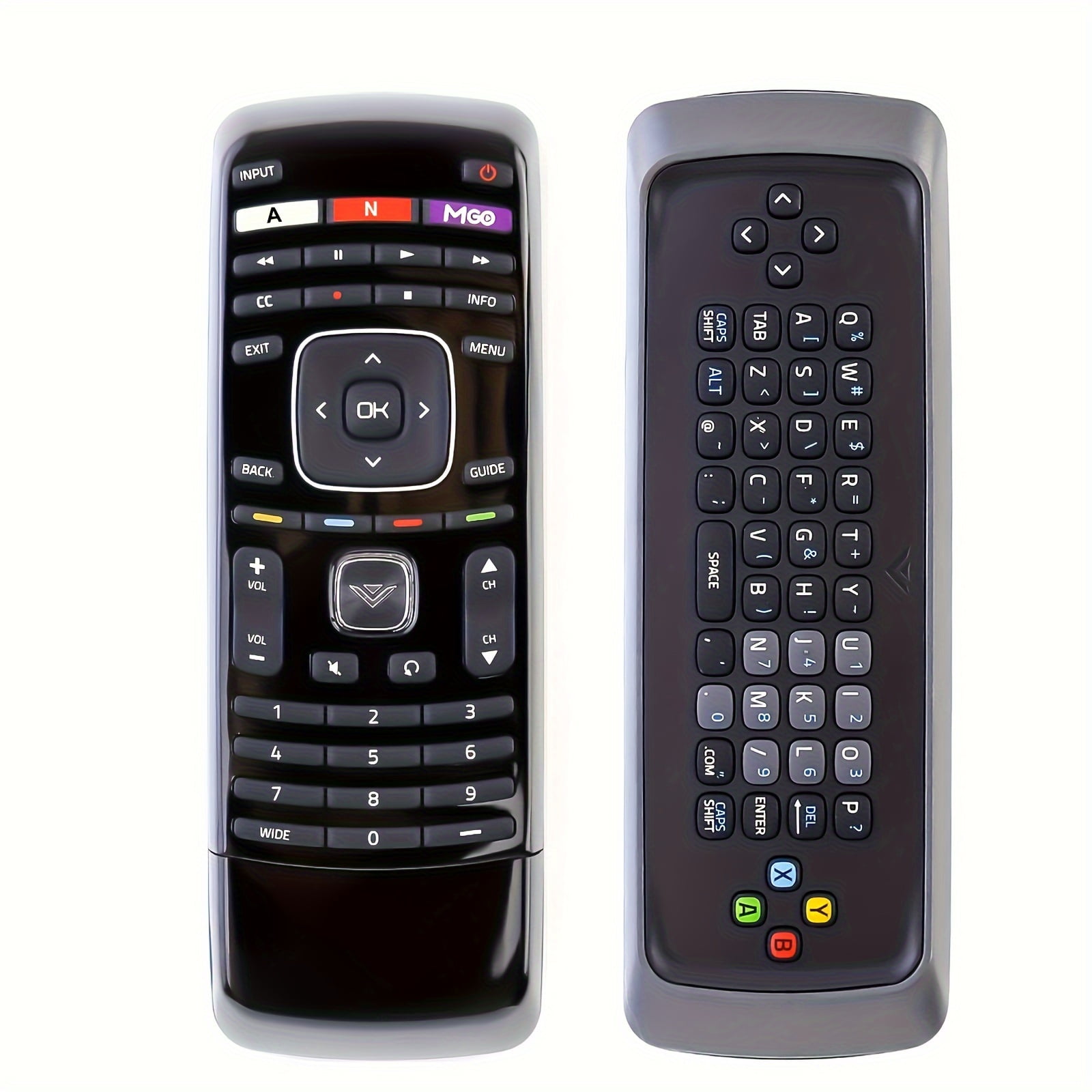 XRT302 Replace Remote Control with QWERTY Keyboard fit for Vizio TV ...