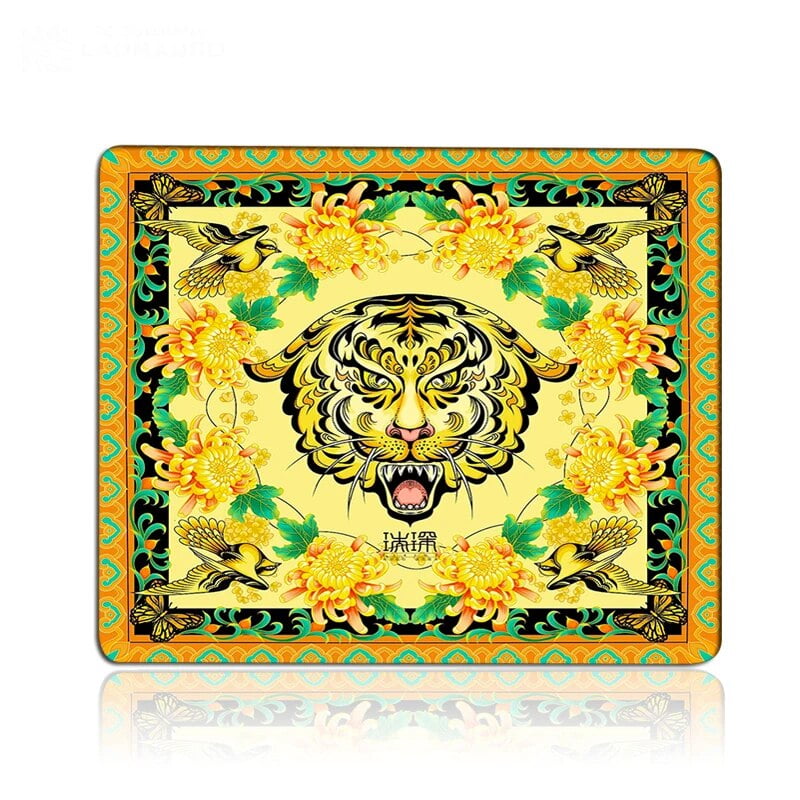 XS Kawaii Chinese Style Mouse Pad Keyboard Desk Mat Flower Mousepad ...
