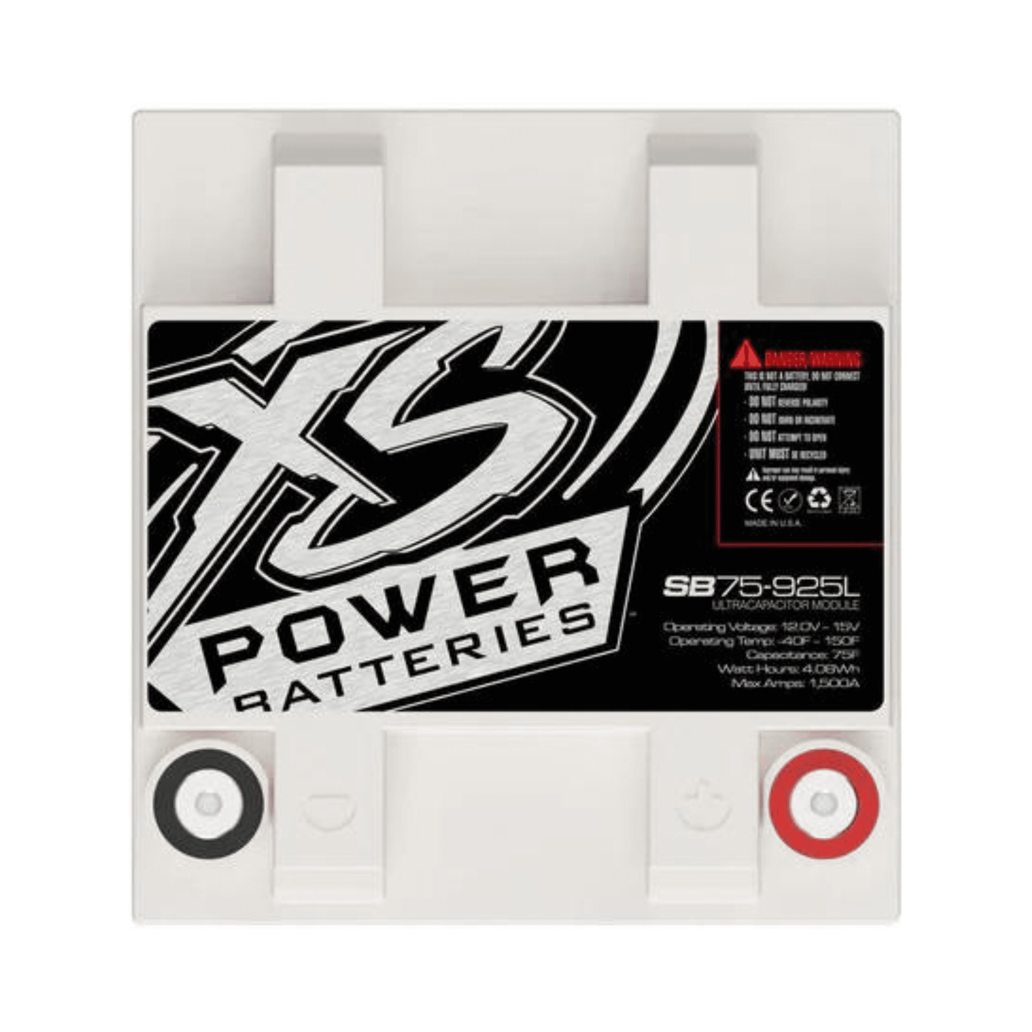 XS Power 12V Compact Pro Car Audio Super Capacitor Bank 600W Max Power ...