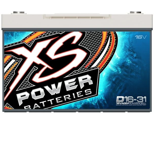 XS Power Batteries 16V AGM Batteries - 3/8" Stud Terminals Included ...