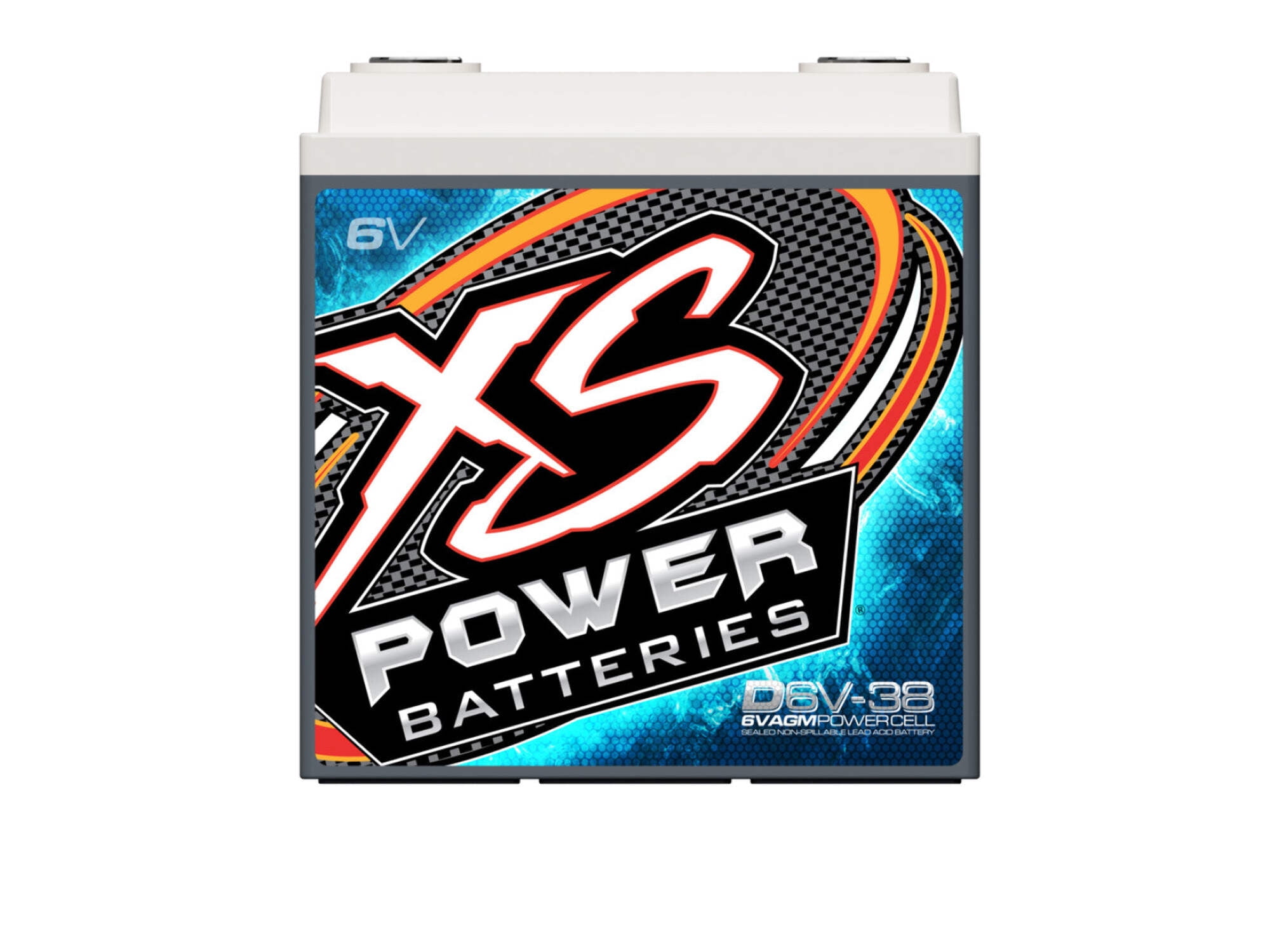 XS Power D6V-38 6V AGM 550CA 2000 Max Amps Battery/Powercell D6V38 - Walmart.com