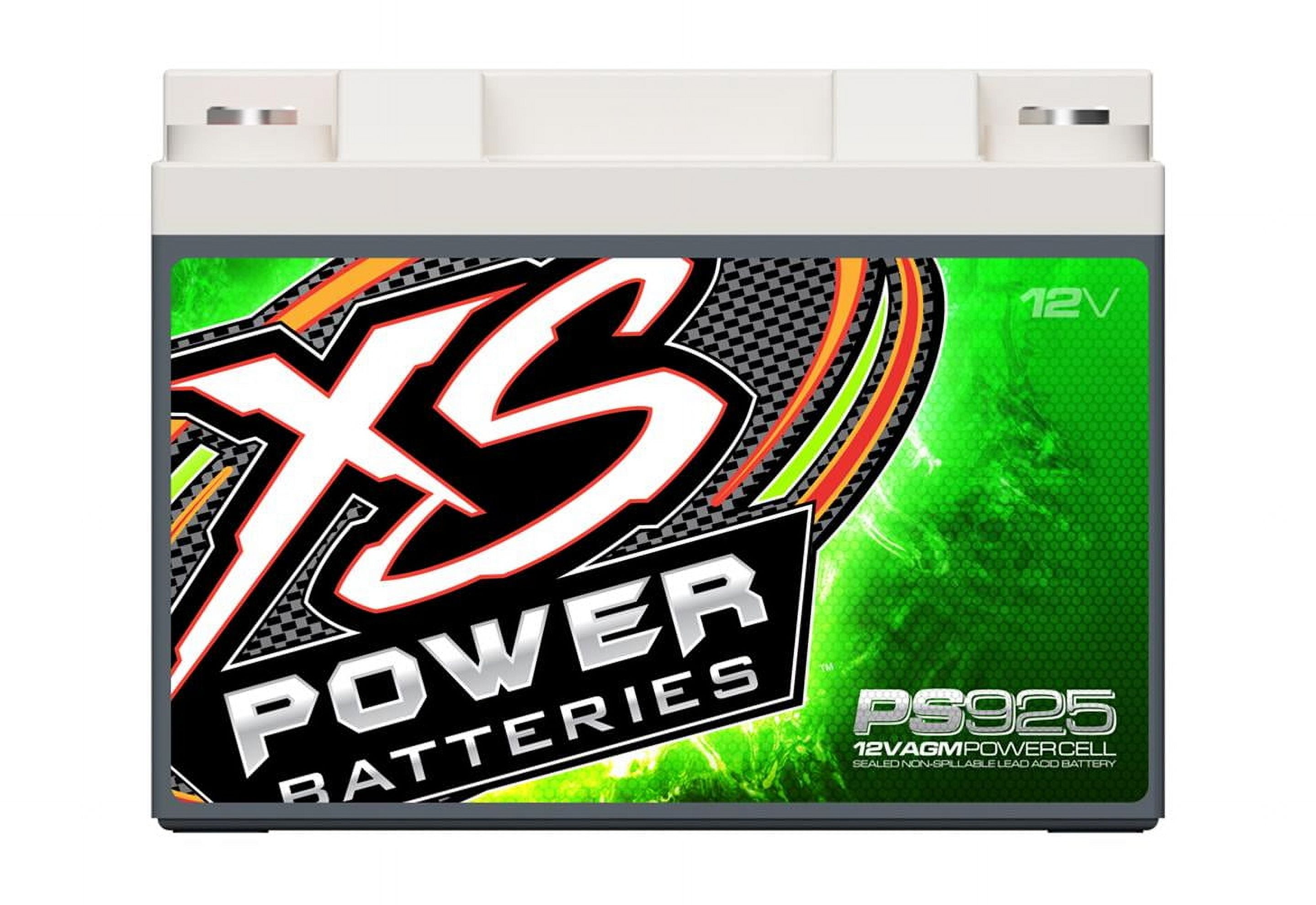 XS Power PS925 12V AGM Powersports Battery with M6 Terminal Bolts, Max ...