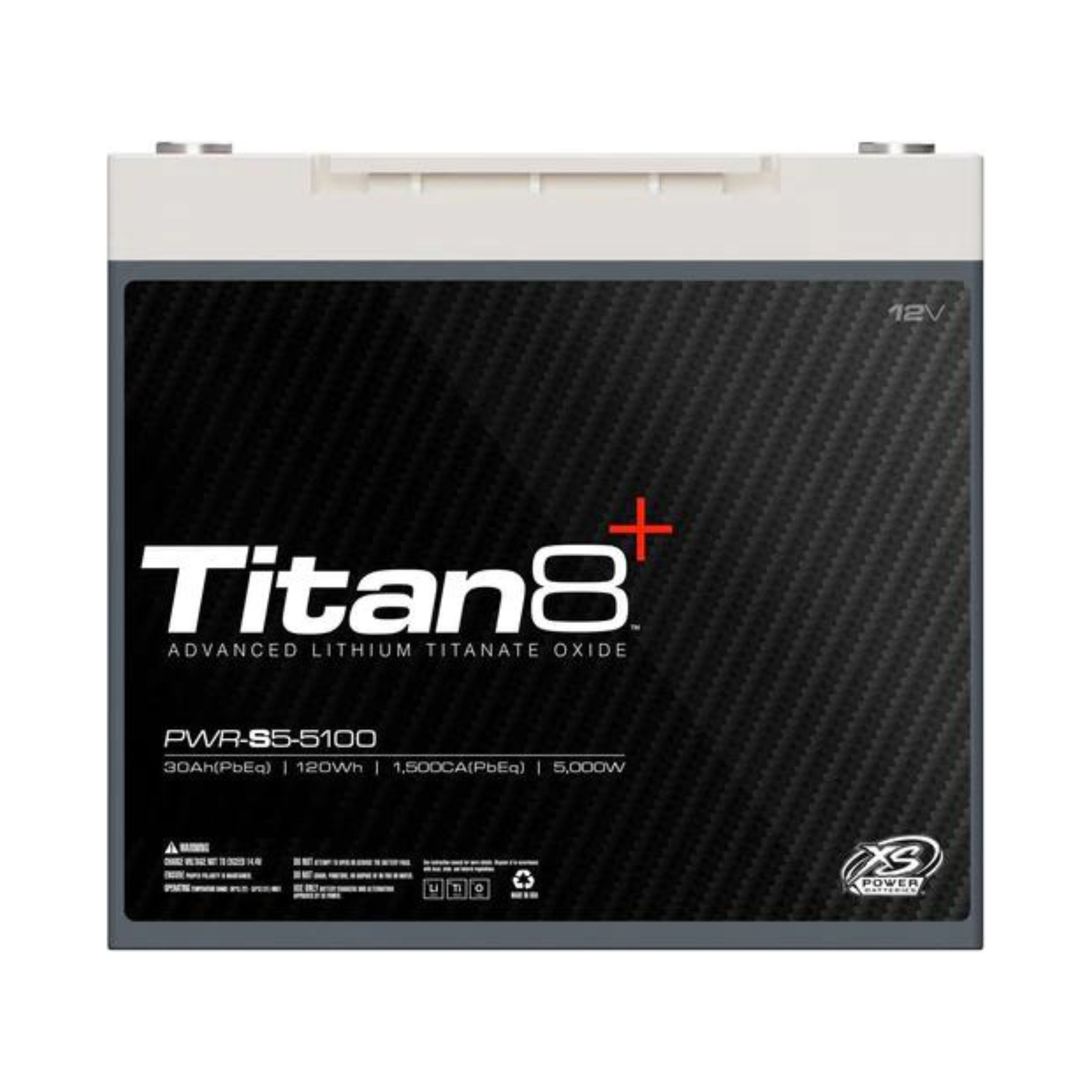 XS Power PWR-S5-5100 5000 Watts 30 AH 2000 Max Amps Titian 8 Lithium ...