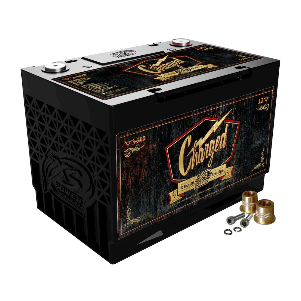 Xs Power Battery Retro Stlye AGM Battery 34 Group 12-Volt - Walmart.com