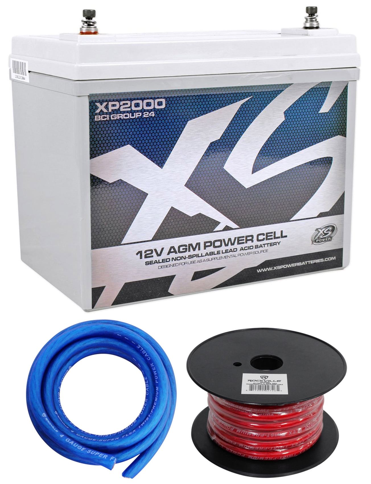 XS Power XP2000 2000W Power Cell Car Battery Power System + Power ...
