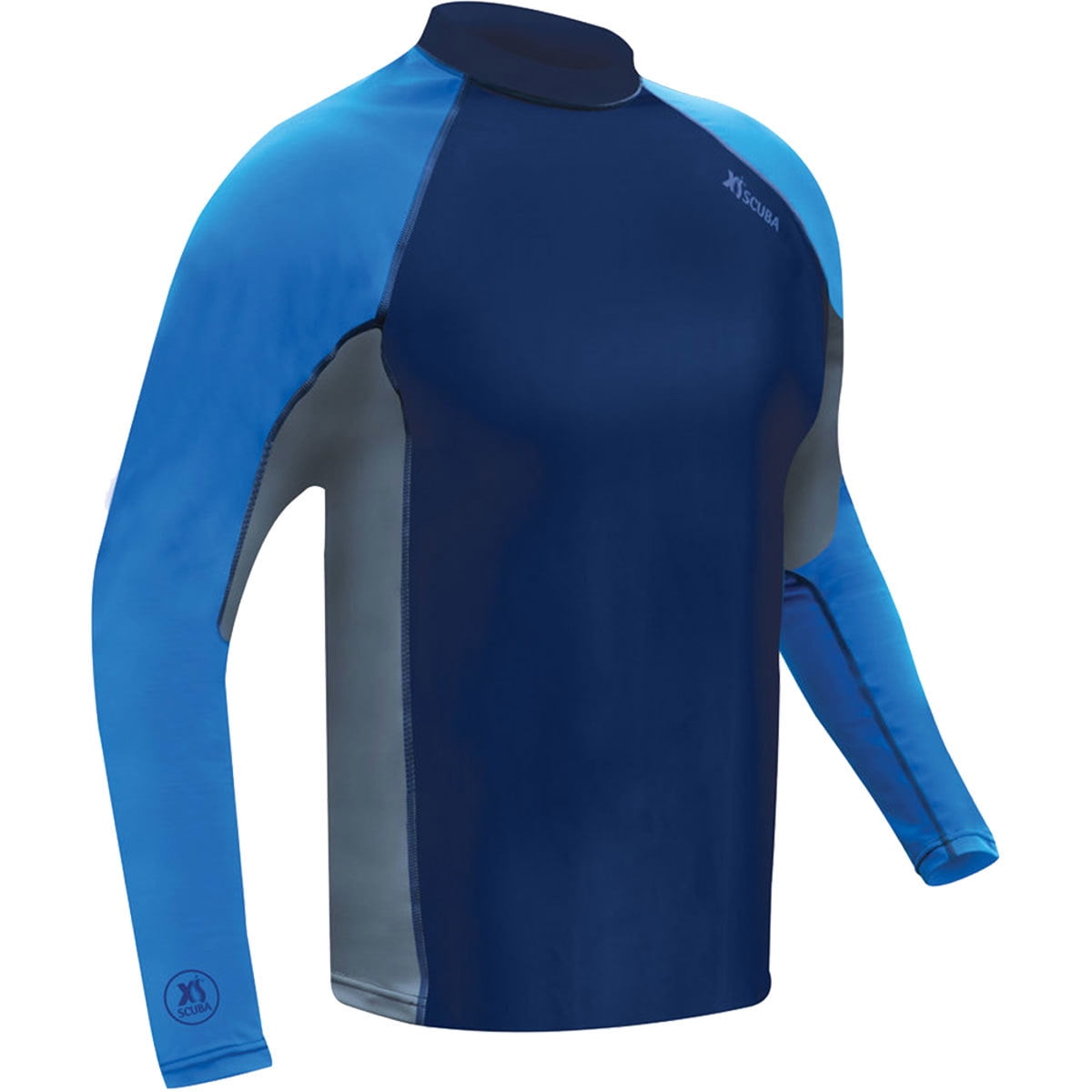 XS Scuba 8 oz Midnight Harbor Long Sleeve Rash Guard for Men - Walmart.com