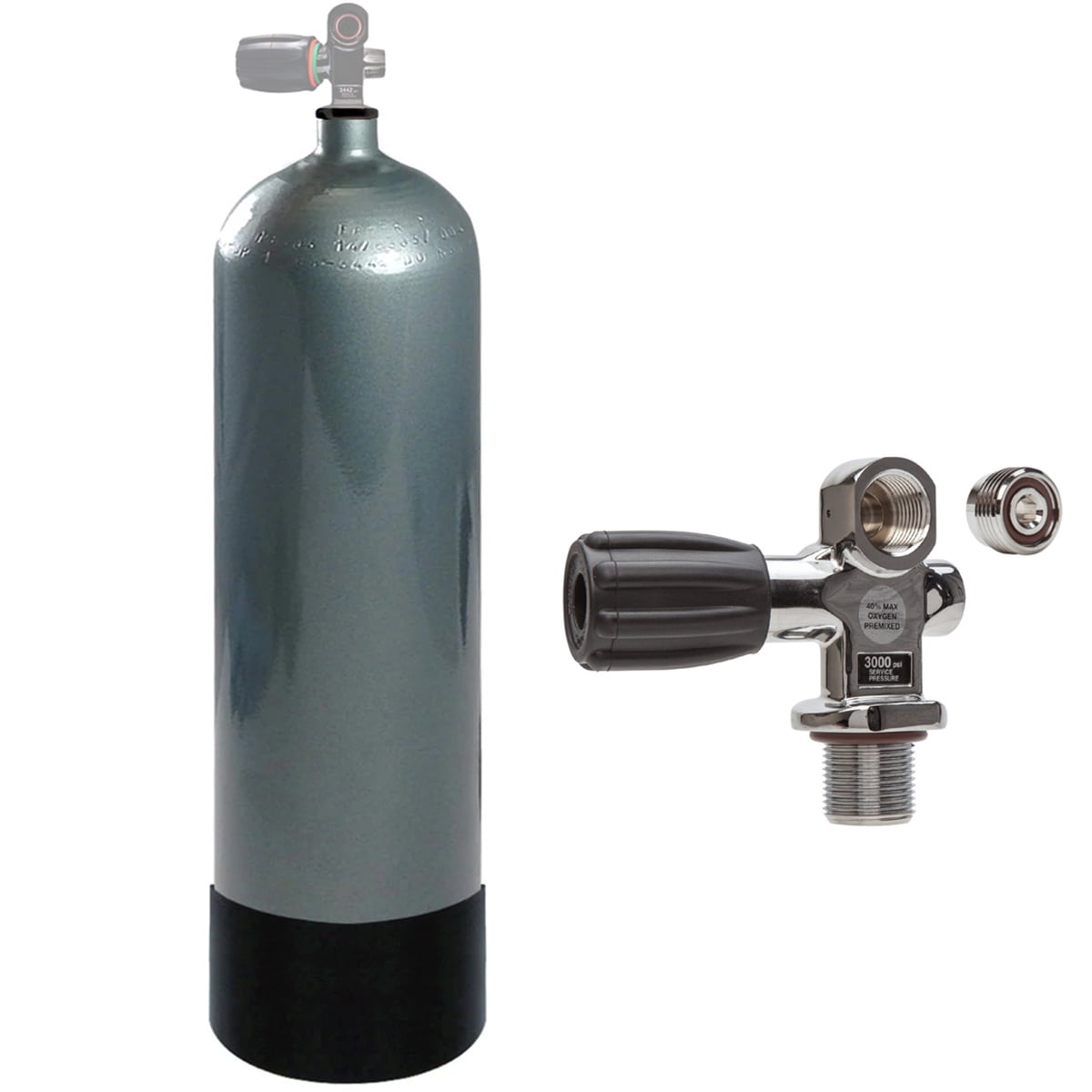 XS Scuba Faber High Pressure Steel Tank - Walmart.com