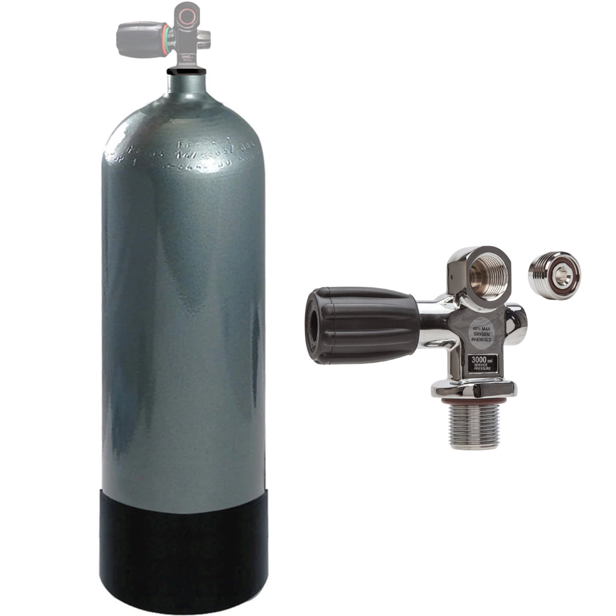 XS Scuba Faber High Pressure Steel Tank - Walmart.com