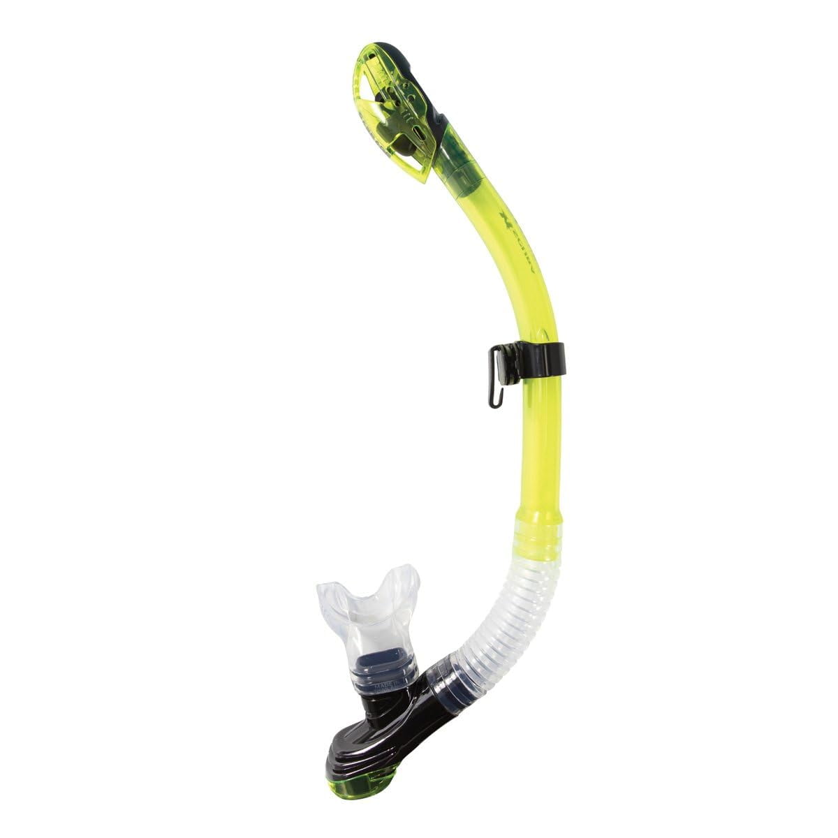 XS Scuba Passage Dry Snorkel (Transparent Yellow) - Walmart.com