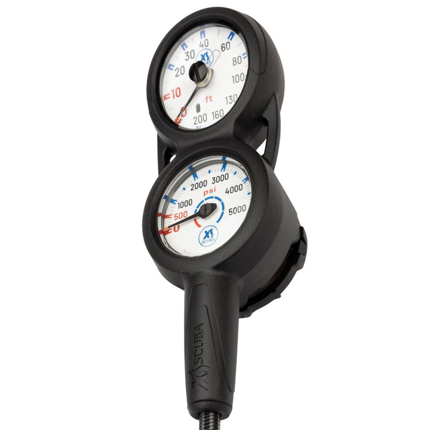 XS Scuba QuikVu Pressure, Depth and Compass Console - Imperial ...