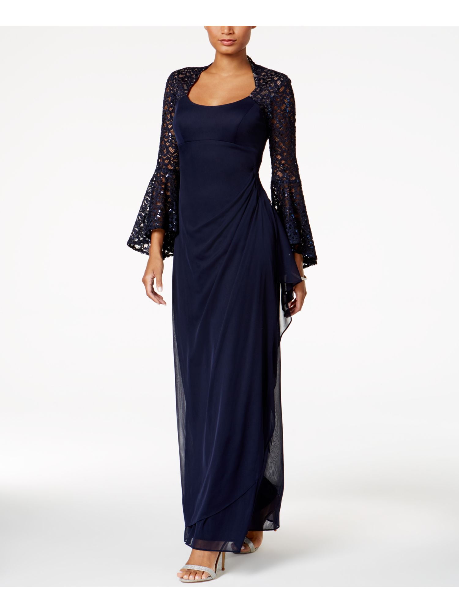 Xscape Dress Xscape | Dresses | New Xscape Victorian Ruffled Neck