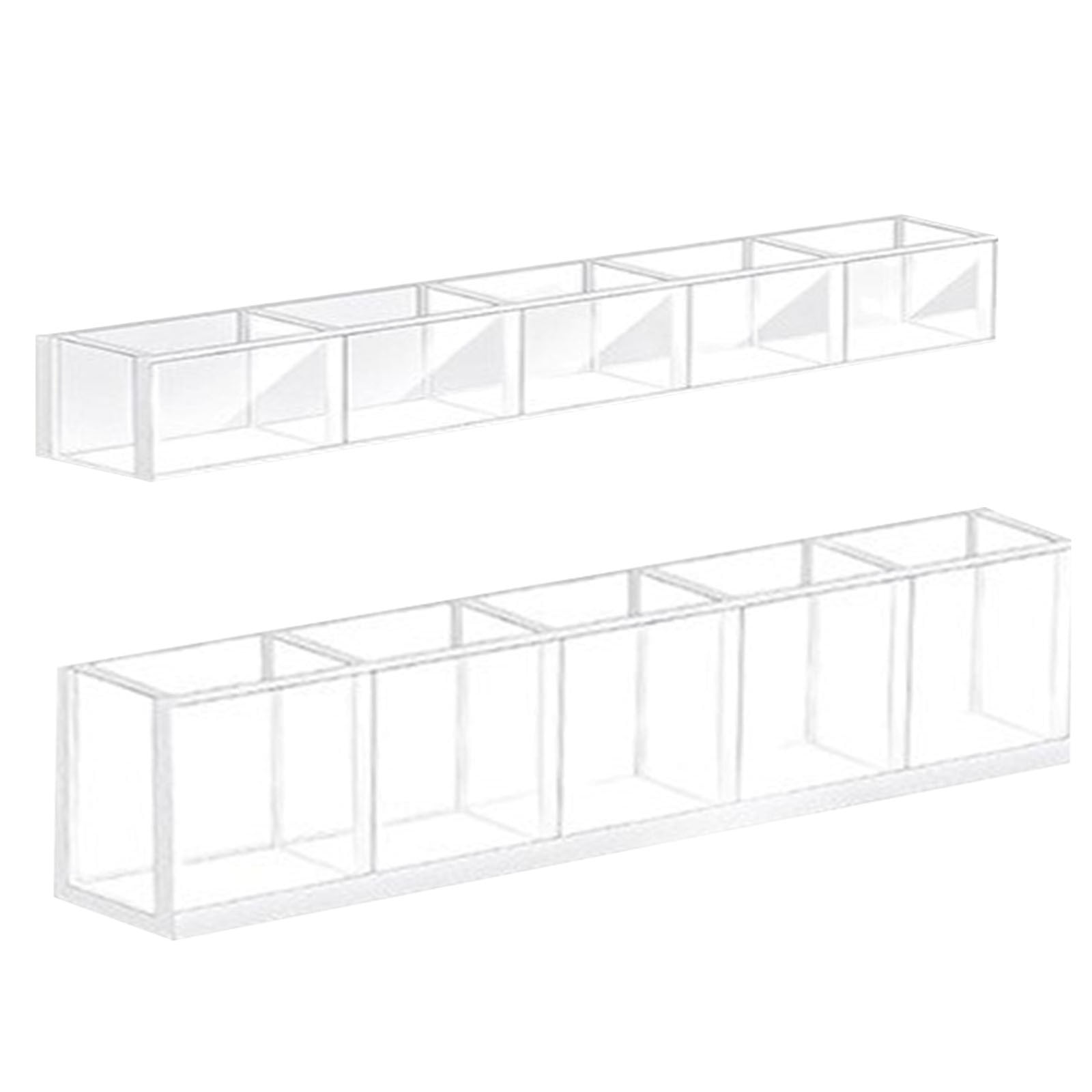 XSCPXTT Clear Acrylic Capsule Holder with Lid, Section Rectangle Drawer ...