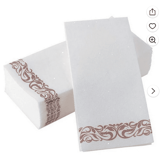 XSCPXTT Disposable Bathroom Napkins, Soft and Absorbent Paper Guest ...