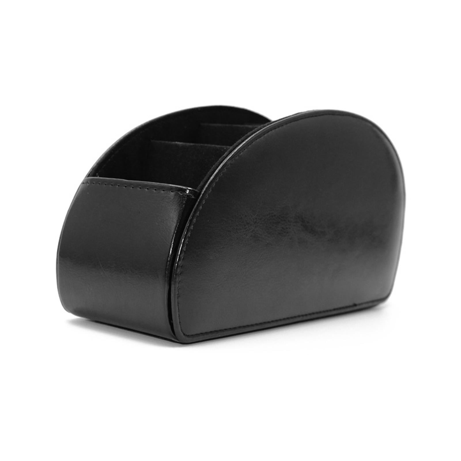XSCPXTT Leather Remote Control Holder,Desktop Organizer Store ...