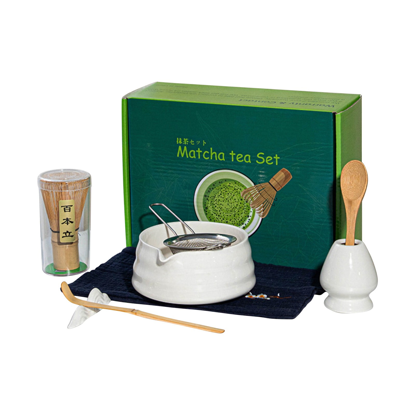 XSCPXTT Matcha Whisk Set Includes Matcha Bowl with Spout, Matcha Whisk ...