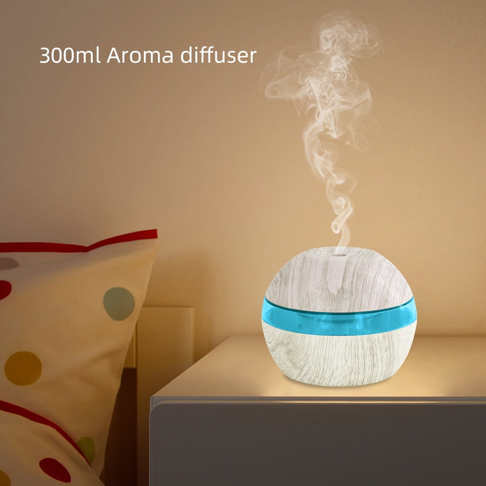 XSD 2025 300ml Ultrasonic Humidifier Diffuser & Air Purifier with Touch ...