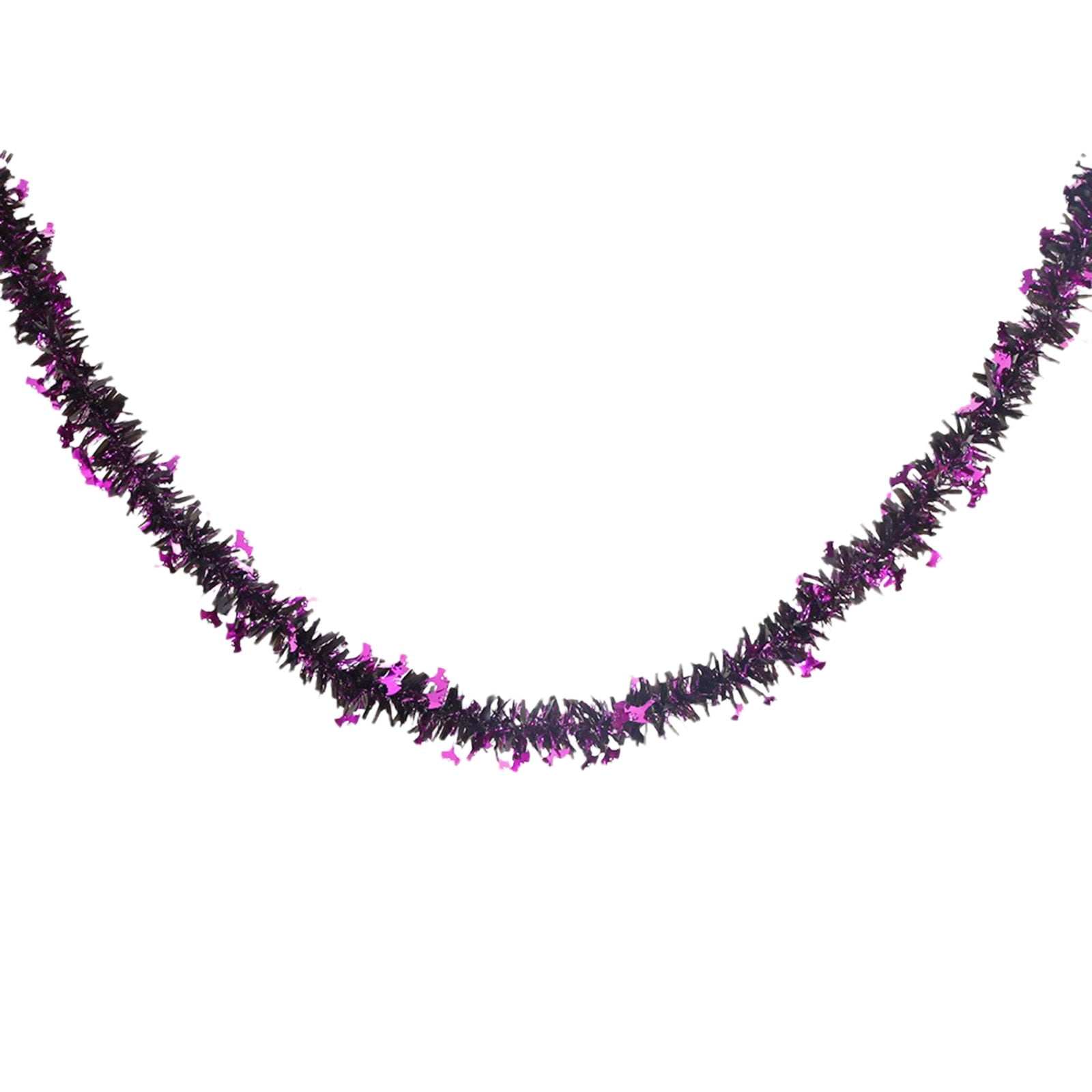 XSHBTOP Halloween Tinsel Garland,Shiny Metallic Tree Garland,Pumpkin ...