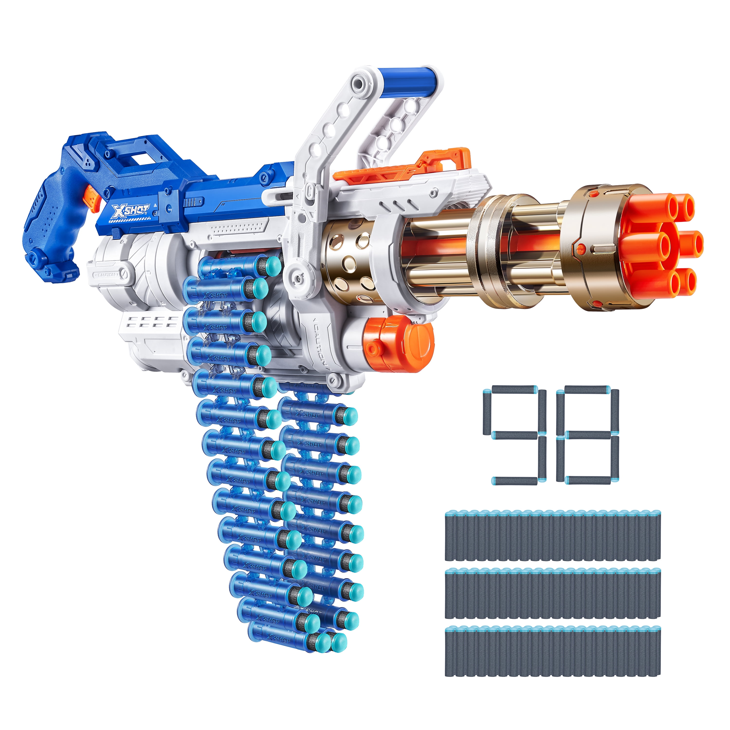 XSHOT Excel Golden Omega (98Darts) Blaster by ZURU, For Ages 8 ...