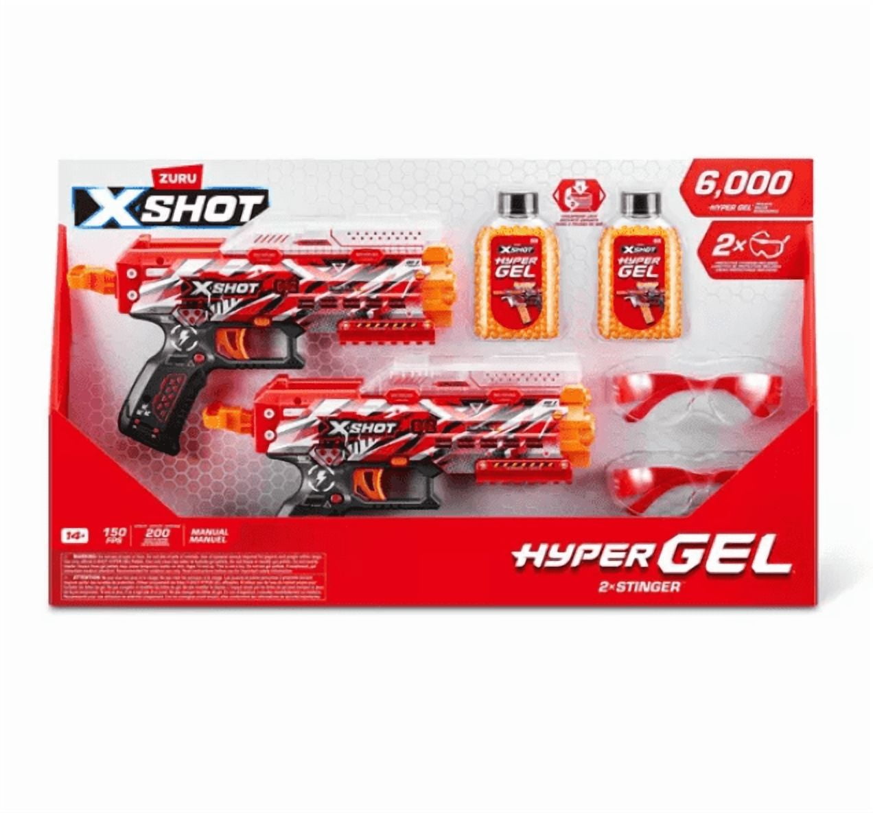 XSHOT Hyper Gel Mini Toy Gel Blaster - 2PK by ZURU - Walmart.com