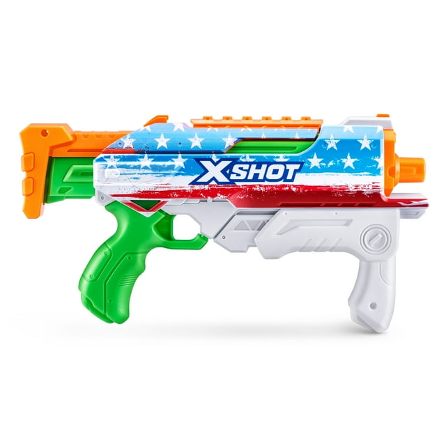 XSHOT Water Fast-Fill Skins USA Hyperload Water Blaster by ZURU, For ...