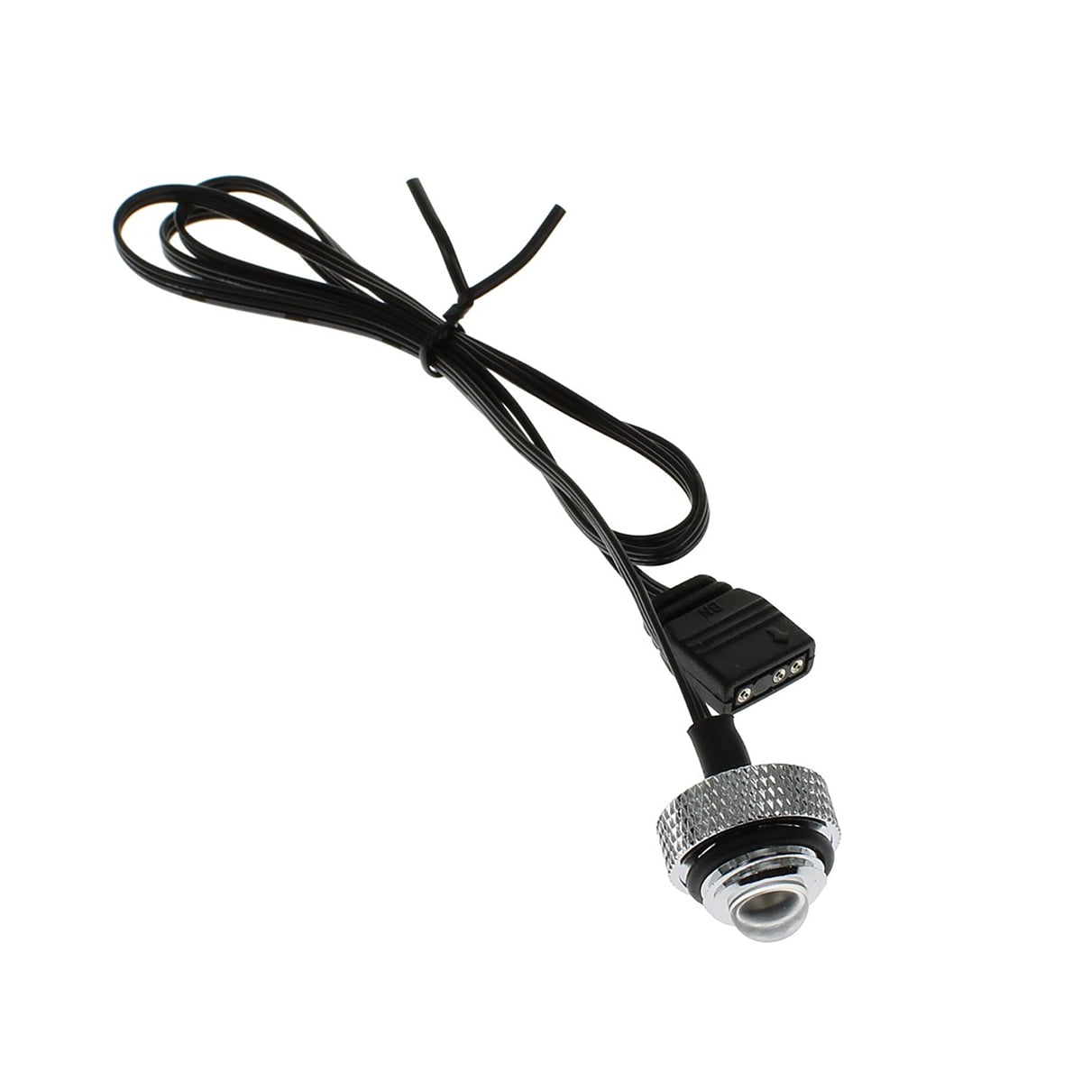 XSPC 5V 3Pin aRGB LED Blank G1/4" Plug, Chrome - Walmart.com