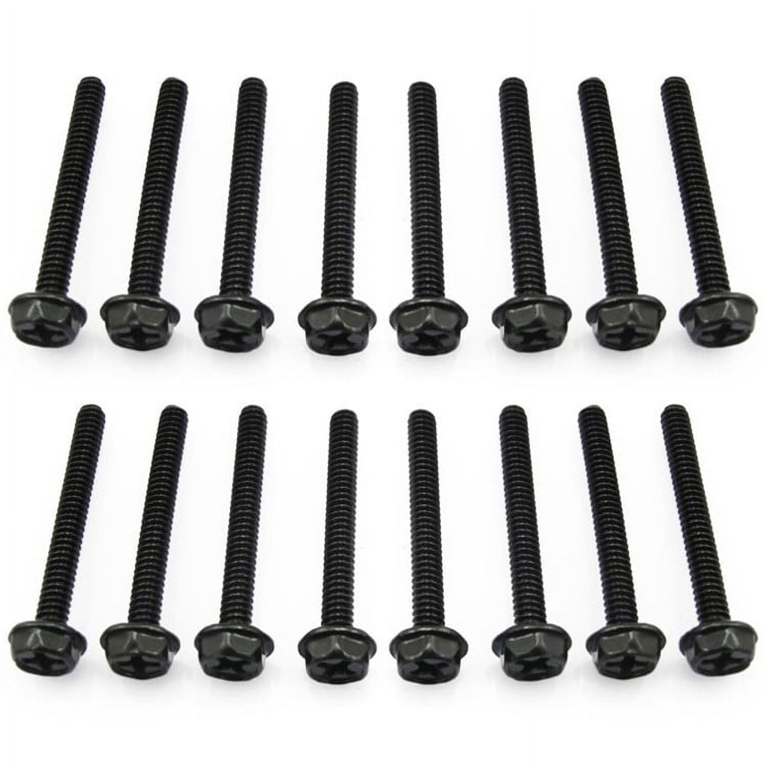 XSPC Radiator Screw Set - Bolt Kit, #6-32 UNC, 30mm, Black, 16-Pack ...