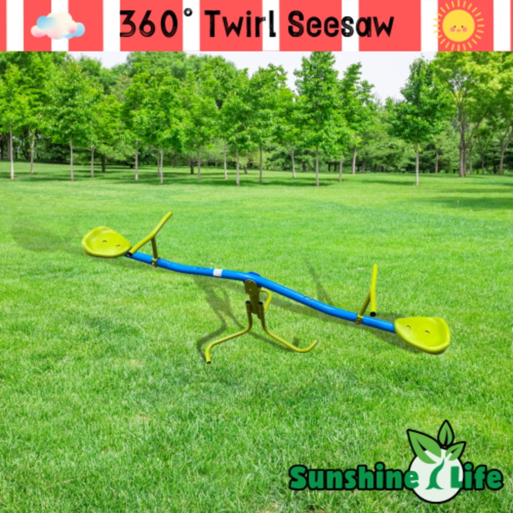 XSS005 outdoor playground 360 Twirl seesaw 360 Swivel Seesaw with ...