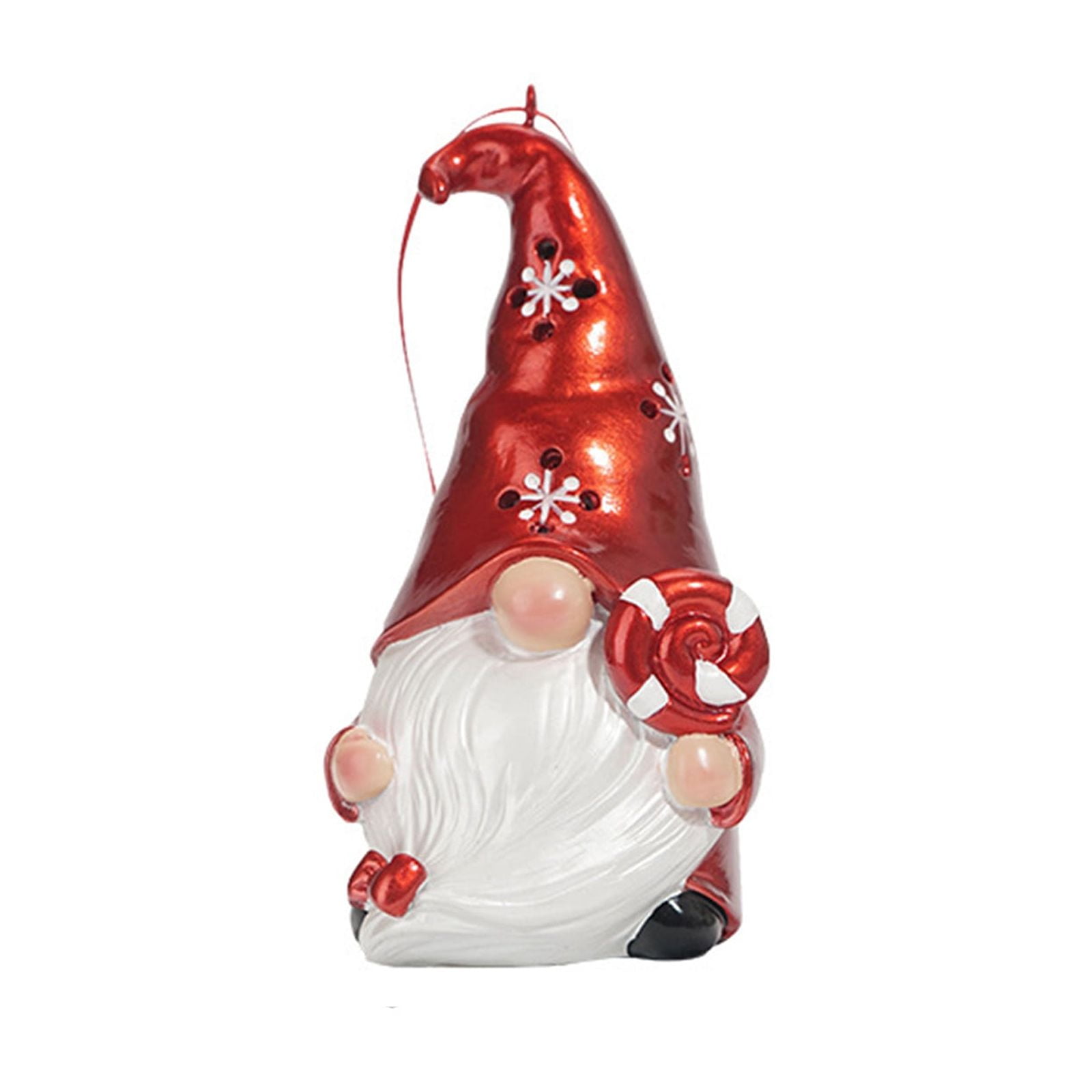 XSSFCC Gnome Statue Faceless Dwarf Old Man Figurine Translucent Design ...