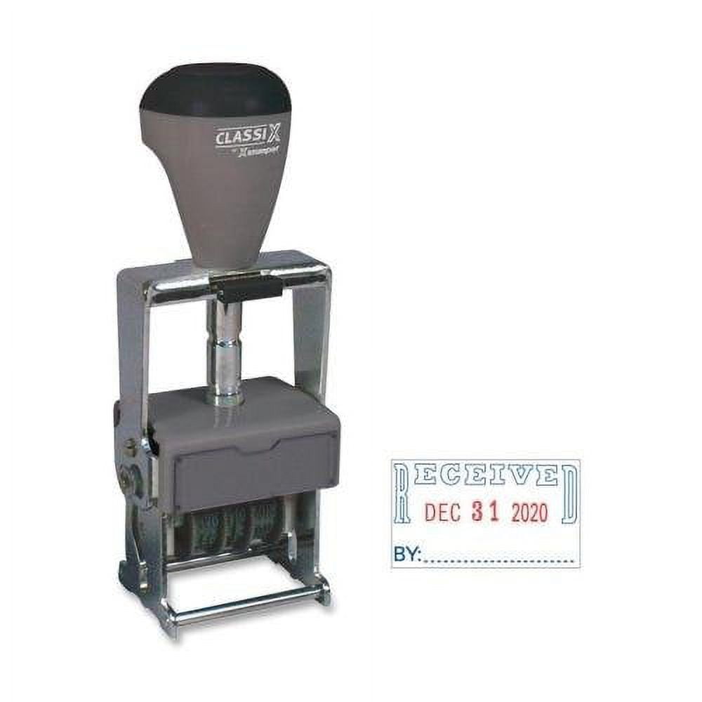 XST40311 - Xstamper ClassiX Self-Inked RECEIVED Message/Date Stamp ...