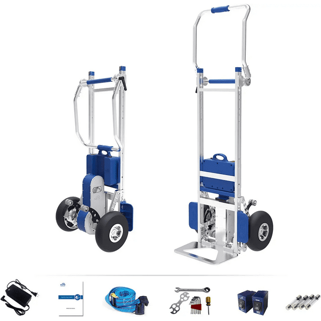XSTO ZW7170G Motorized Portable Stair Climbing Hand Truck with 375LBS ...