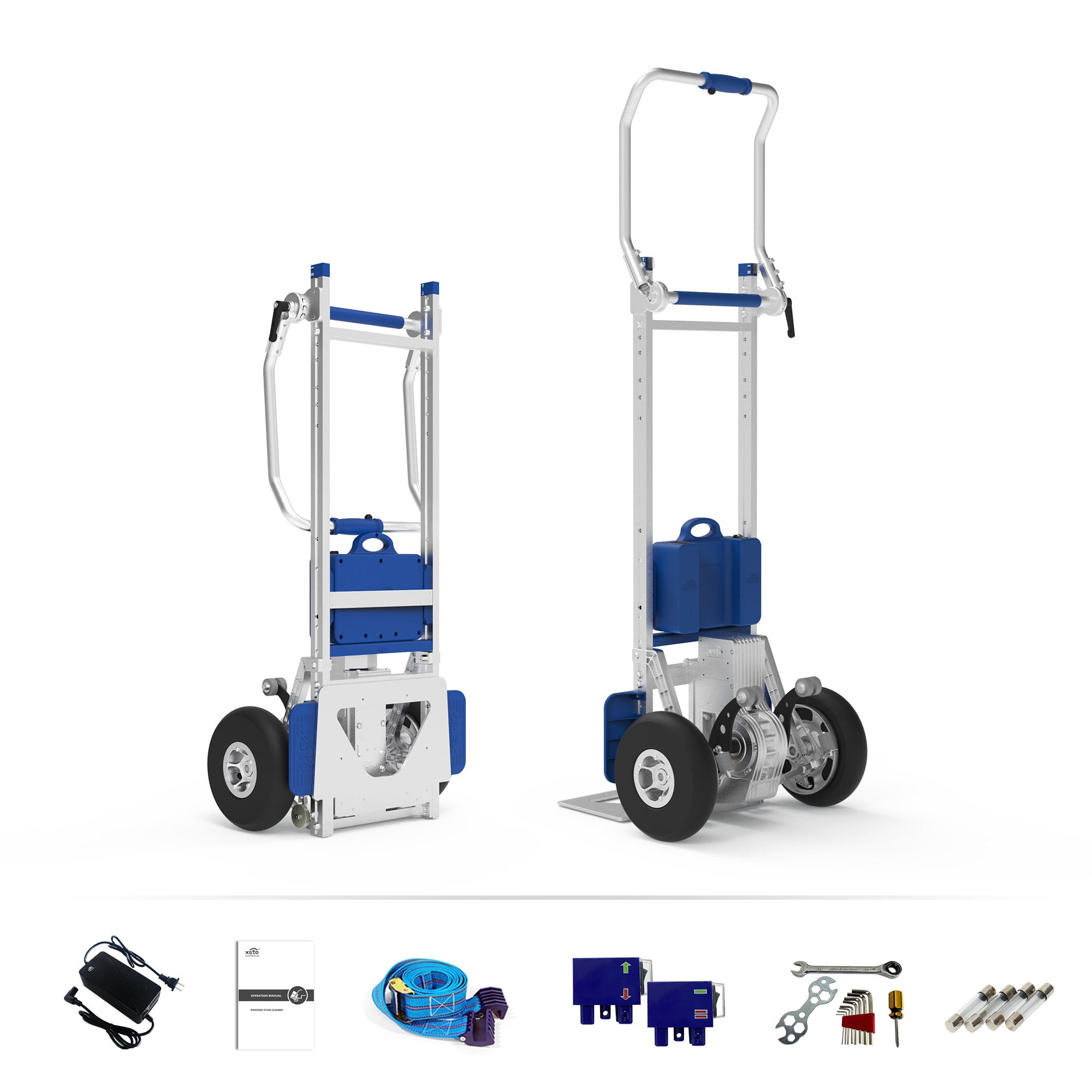 XSTO ZW7250GC 550 LBS Powered Stair Climbing Hand Truck Dolly Cart For ...