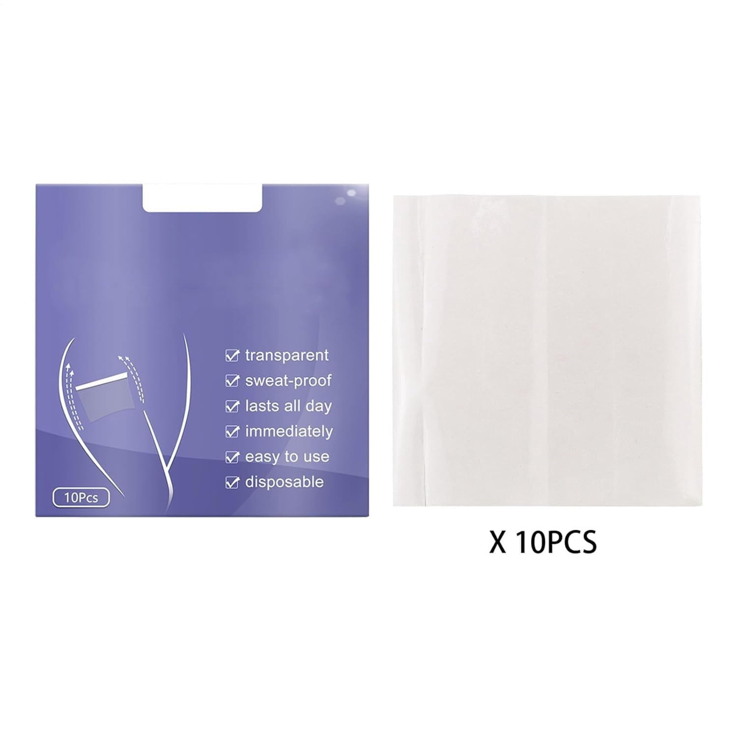 XSZHAO Pack Of 10 Instant Thigh Lifting Transparent Adhesive Tape ...