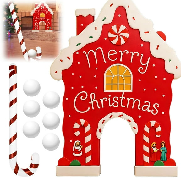 2026 Funny Gingerbread Golf Game Set, Christmas Indoor Golf Toy with ...