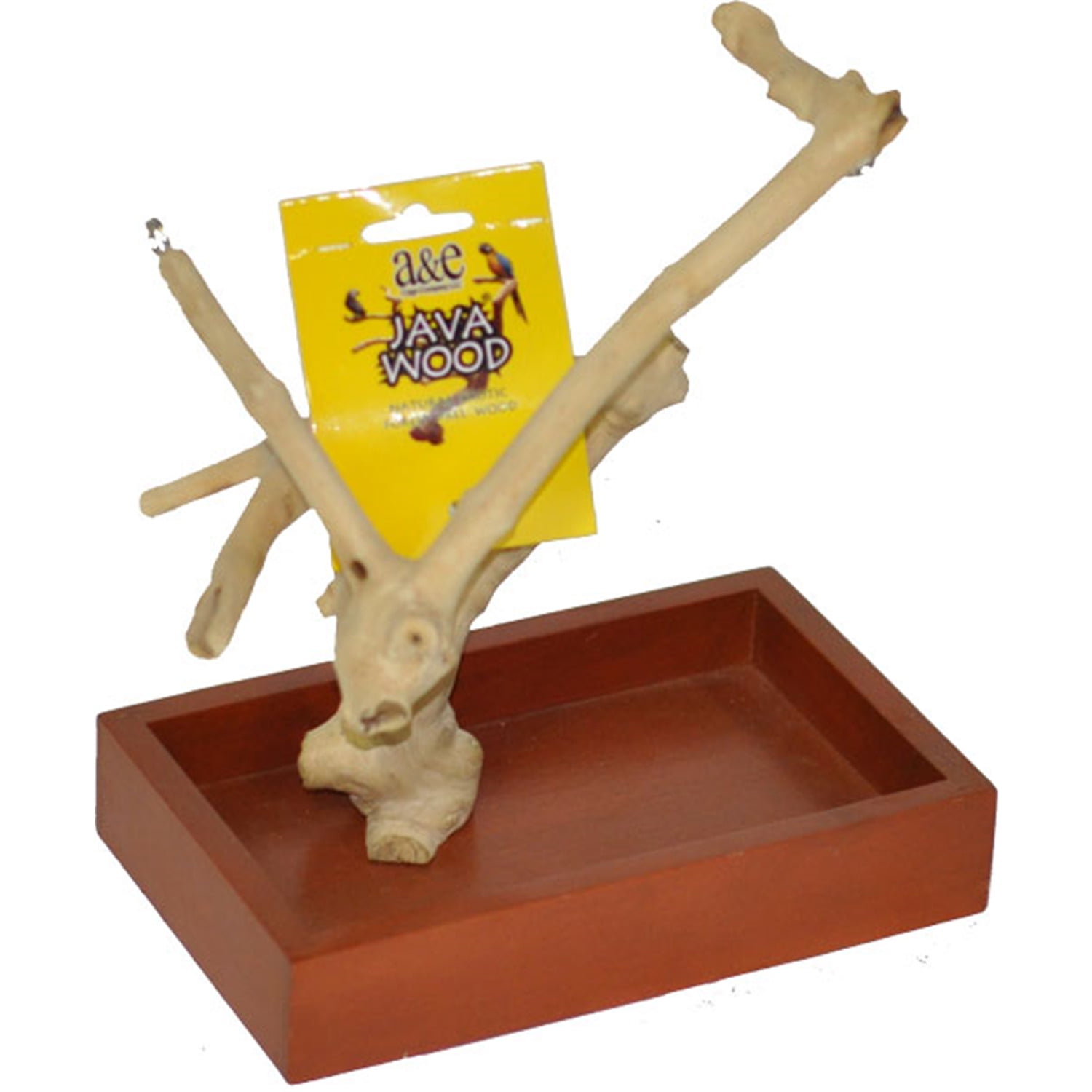 XSmall Java Wood Table Top Play Stand 8" x 5" x 11" AE500XS - Walmart.com
