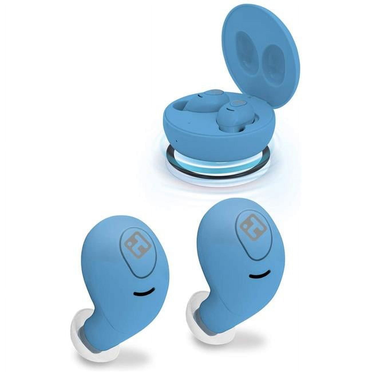 XT-59 Water-Resistant Wireless Bluetooth Earbuds with Round Charging ...