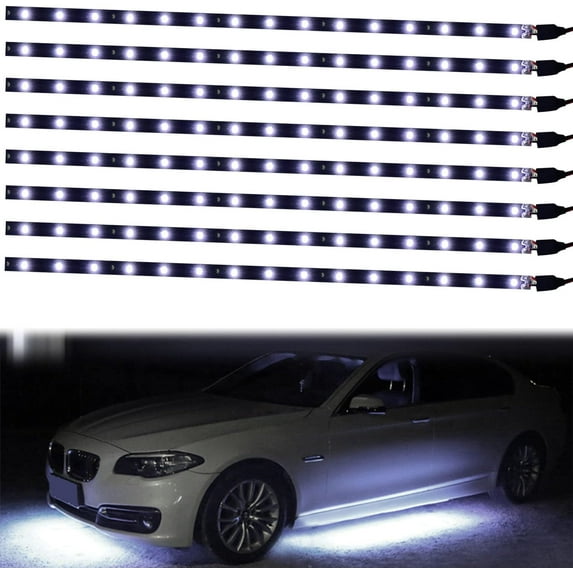 XT 8 count 12V Bright 30cm 15 Flexible Strip Light for Interior ...