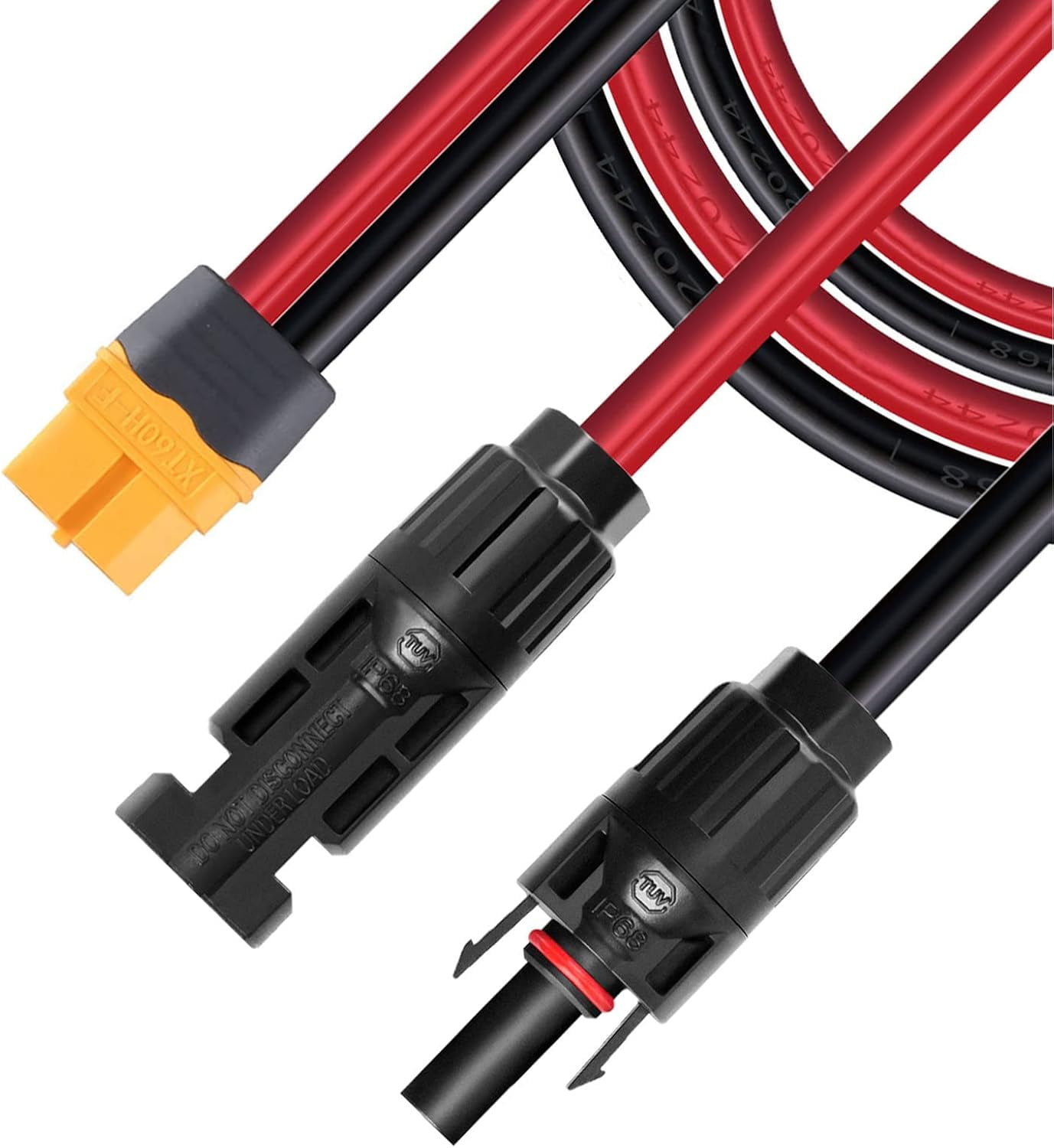 XT60 Adapter Extension Cable,XT60 to Solar Connector 10AWG Solar Panel ...