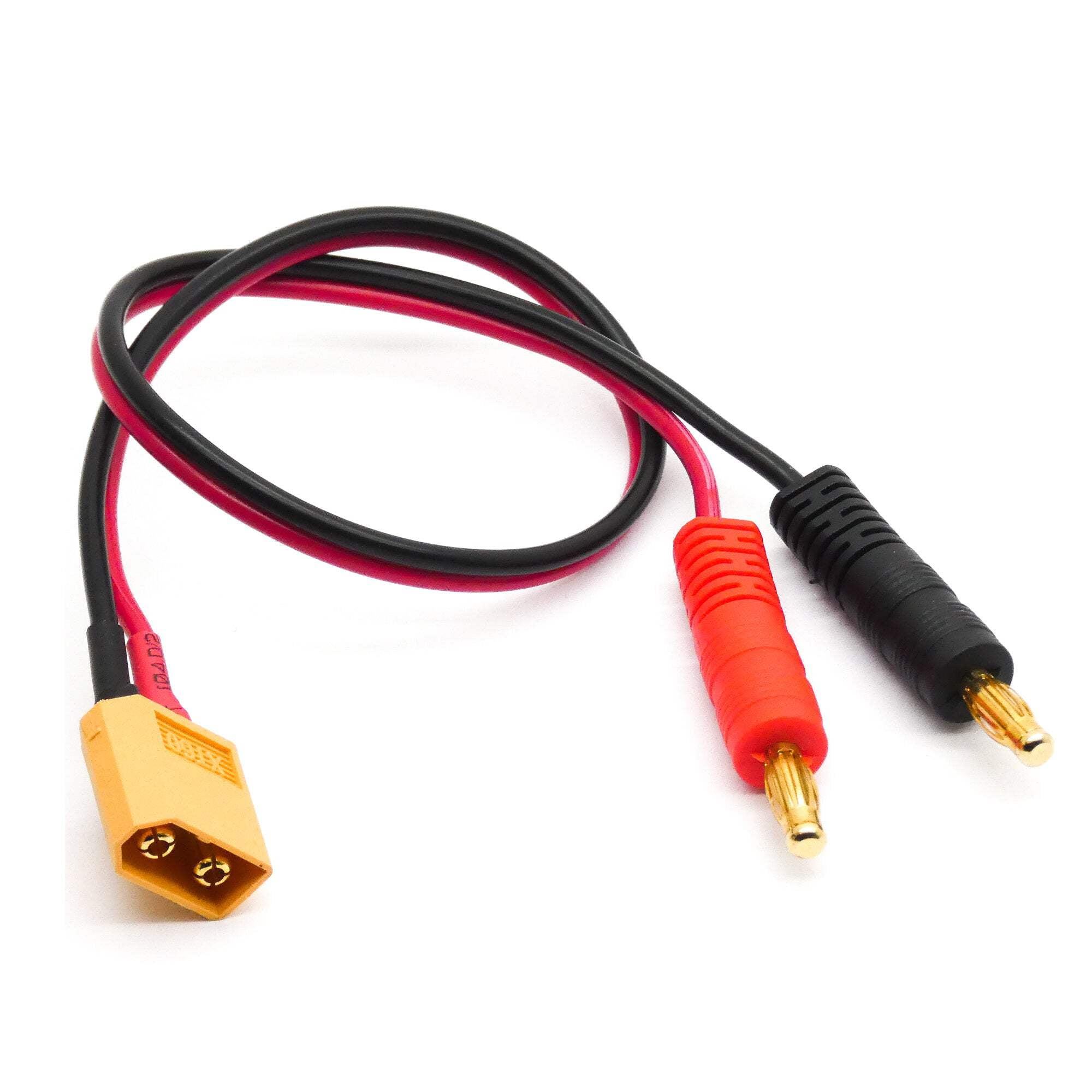 XT60 Charging Lead 4mm Banana Bullet Plugs for LiPo Battery Charger ...