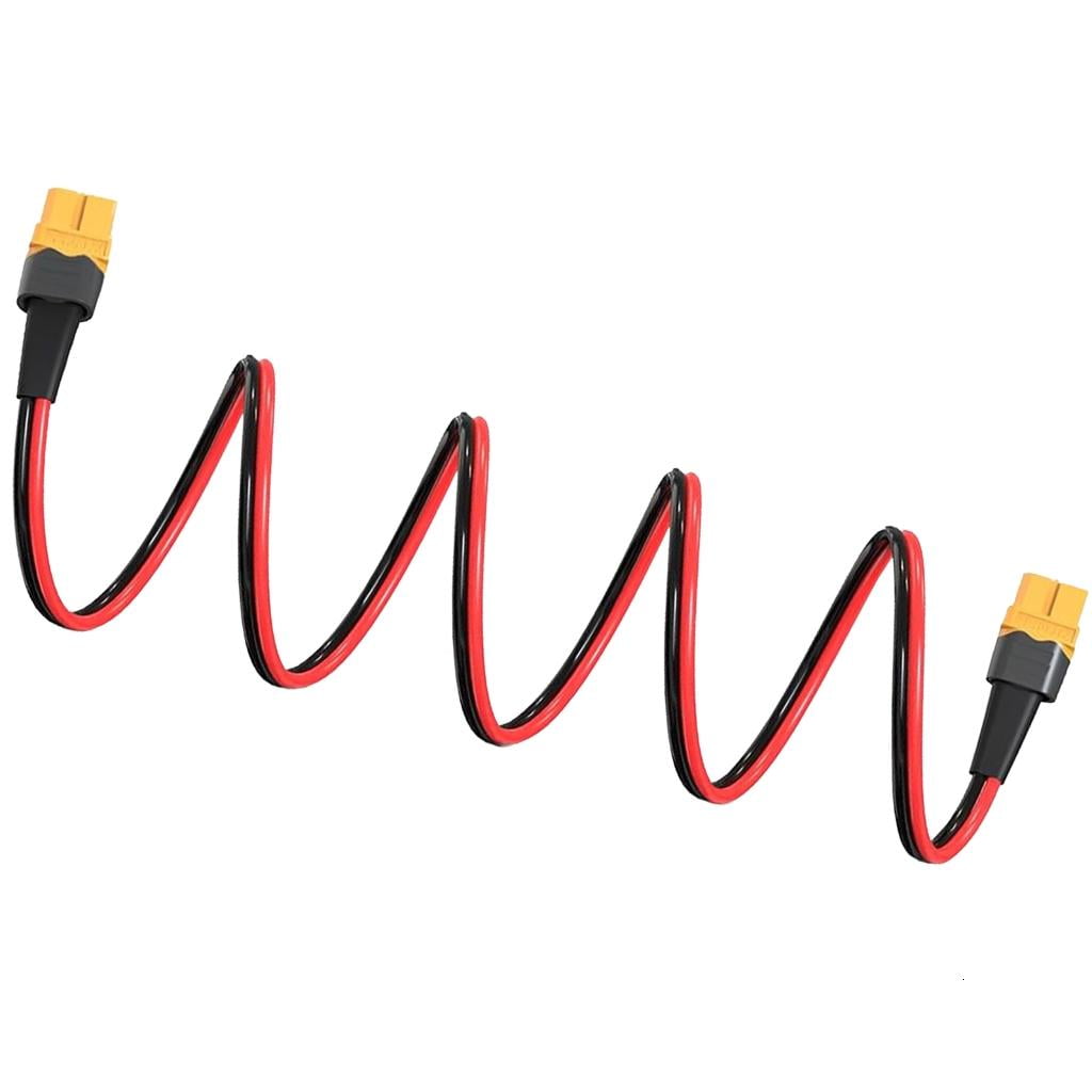 XT60 Connectors Extension Cable Female to Female Battery Charging Cable ...