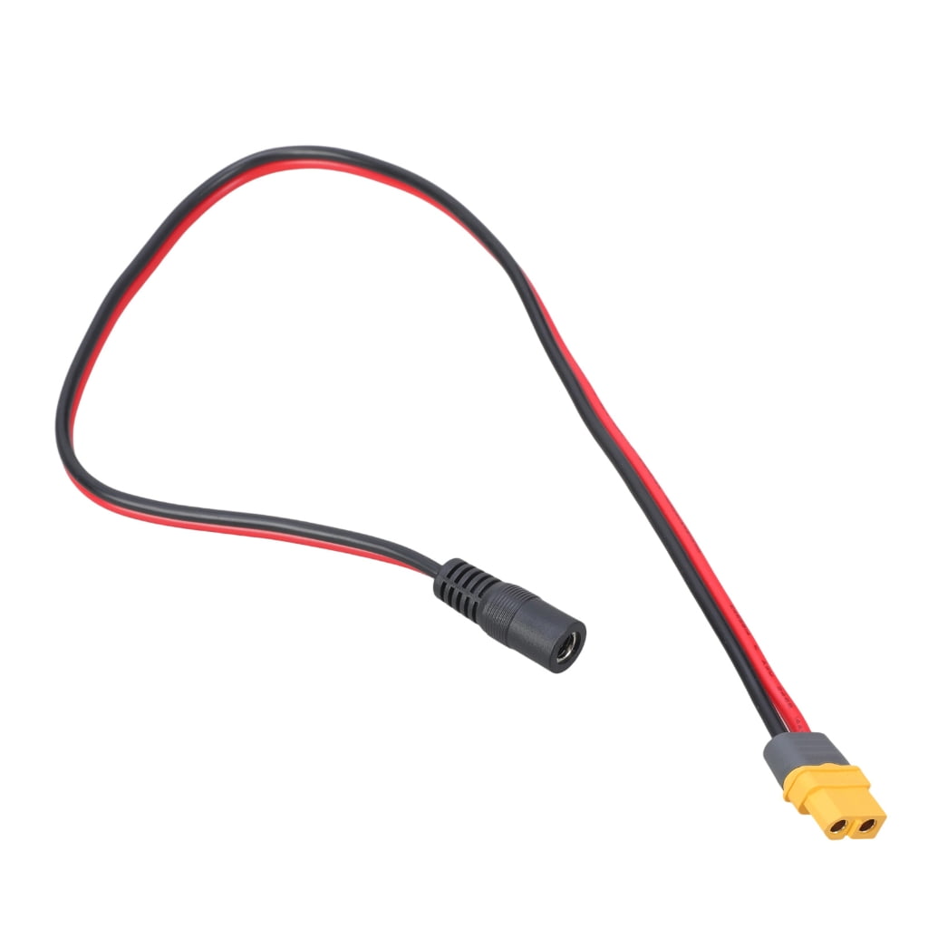 XT60 Female to 5.5x2.1mm/5.5x2.5mm Female Power Cable for Monitors ...