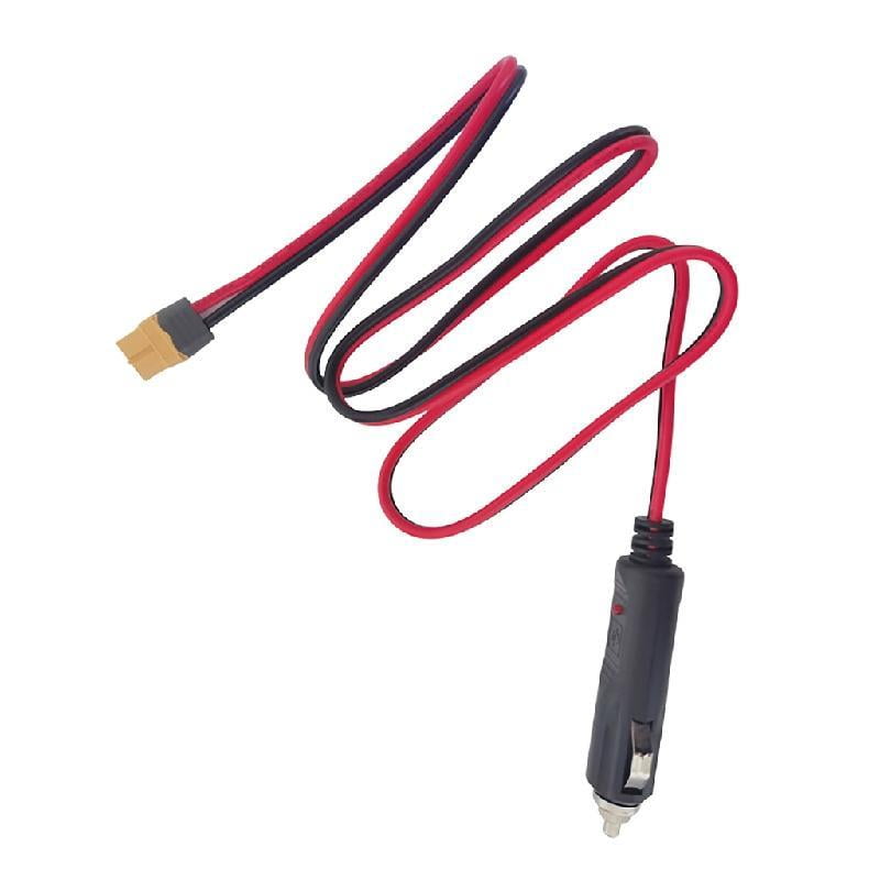 XT60 Female to Cigarettes Lighters Male Adapter Cable 16AWG for Solar ...