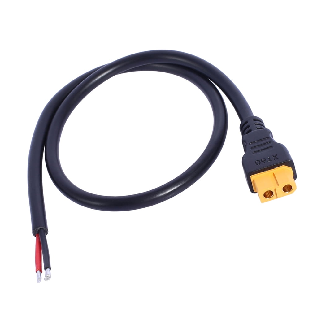 XT60 Female to Open End 2Pin Connection Cord Wire Aircraft Plug ...