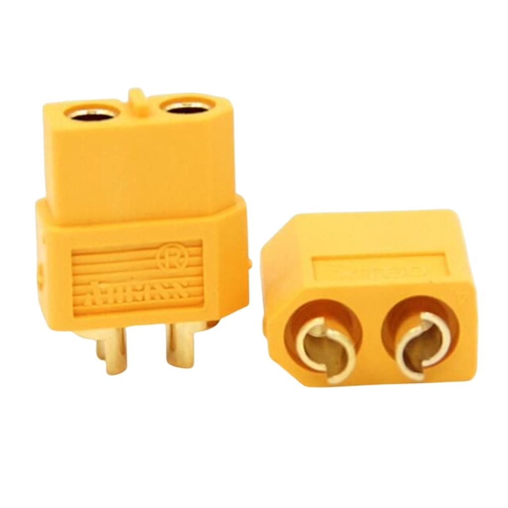 XT60 Gold-plated Banana Plugs Male Female Bullet Connectors XT-60 Plug ...
