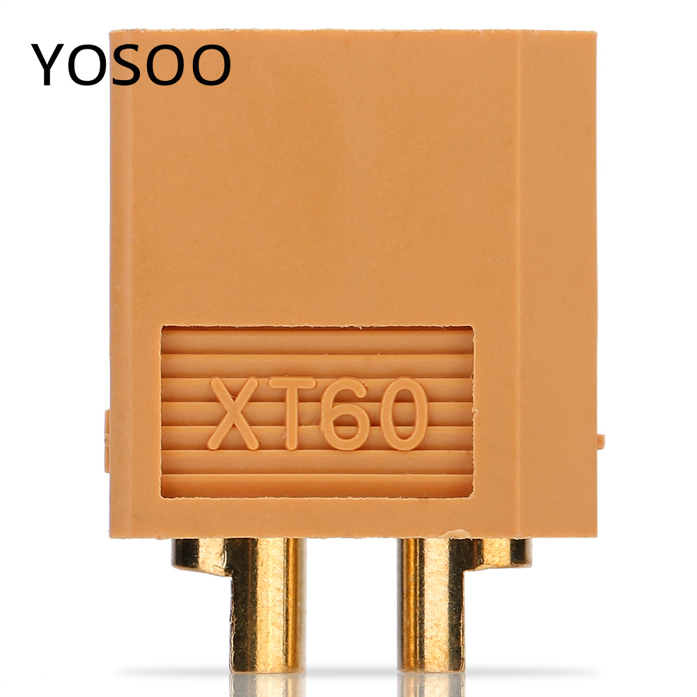 XT60 Male Bullet Connector Adapter Plug for RC Drone LiPo Battery ...