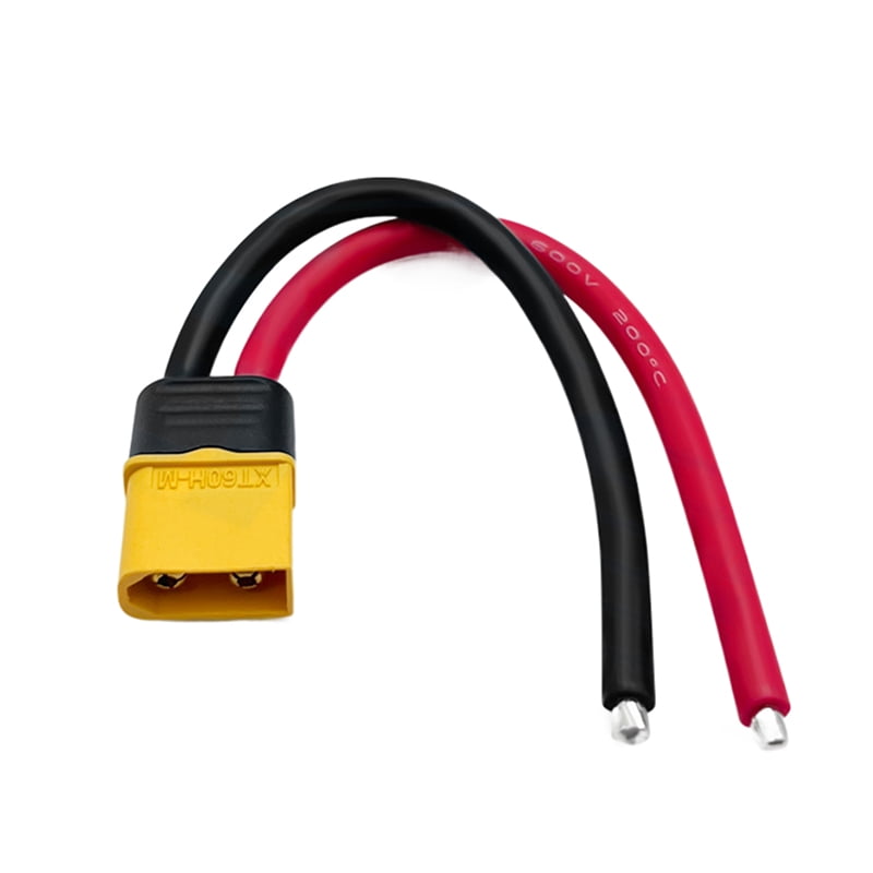 XT60 Male Female Conversion Plug Connection Cable 12AWG Battery ...